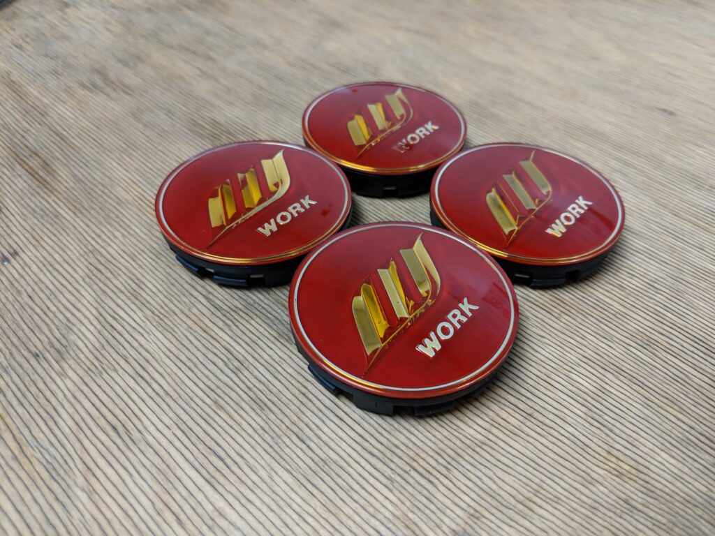 Work Center Caps (Red) | Wetmore Wheels